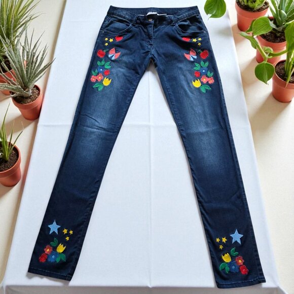 Hanna Andersson | Bottoms | Hannah Anderson 416 Distressed Embroidered ...